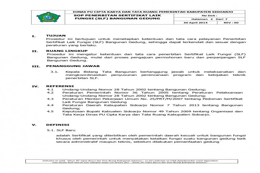 DINAS PERUMAHAN PERMUKIMAN CIPTA KARYA DAN TATA RUANG - Kabupaten Sidoarjo